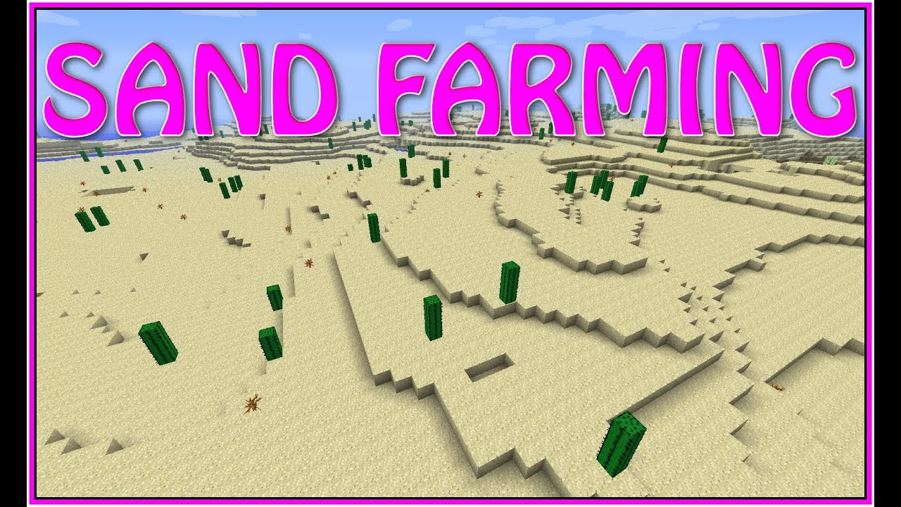 ☠ Sand Farming Made Easy With Lady! ☠ Minecraft Tutorial ☠ - YouTube
