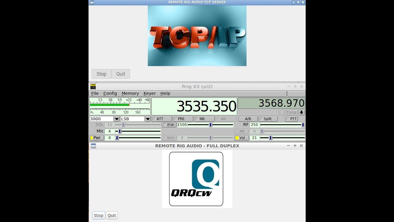 Low Latency Remote Rig Full Duplex 2 Way Audio Via Raspberry Pi Interface And Open Source