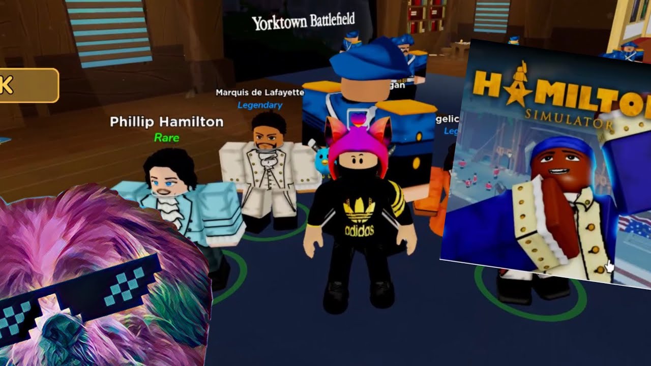 Playing Dumb Roblox Games: Hamilton Simulator - YouTube