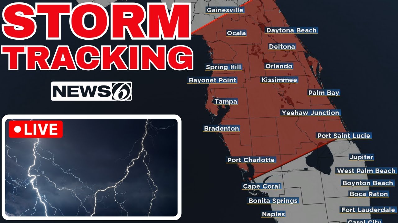 🔴LIVE STORM COVERAGE | Strong Storms And Heavy Rain Move Through ...