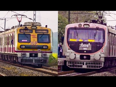 Two Most Unique & Modern EMU Trains of Eastern Railways | 12 Coach EMU ...