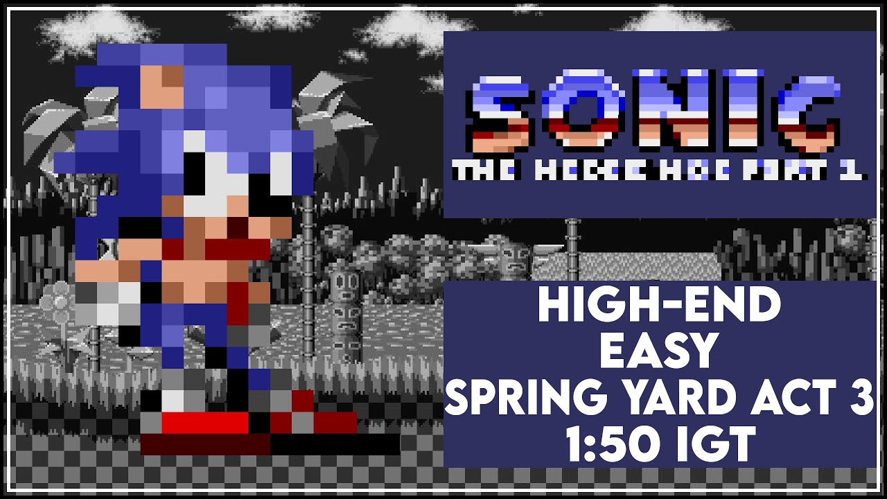 Sonic the Hedgehog (J2ME) | Part 1 | High-End | Easy | Spring Yard Act ...