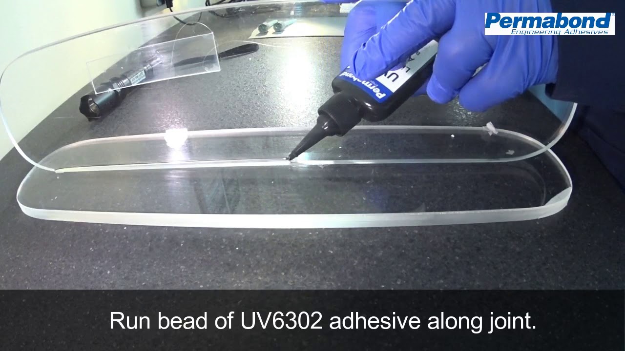 UV6302 Low viscosity wicking adhesive - YouTube