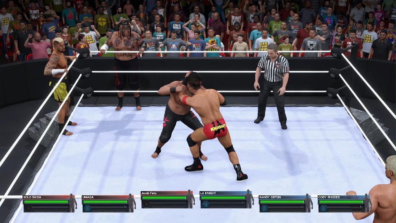 Bloodline vs la night randy Cody at MSG - YouTube