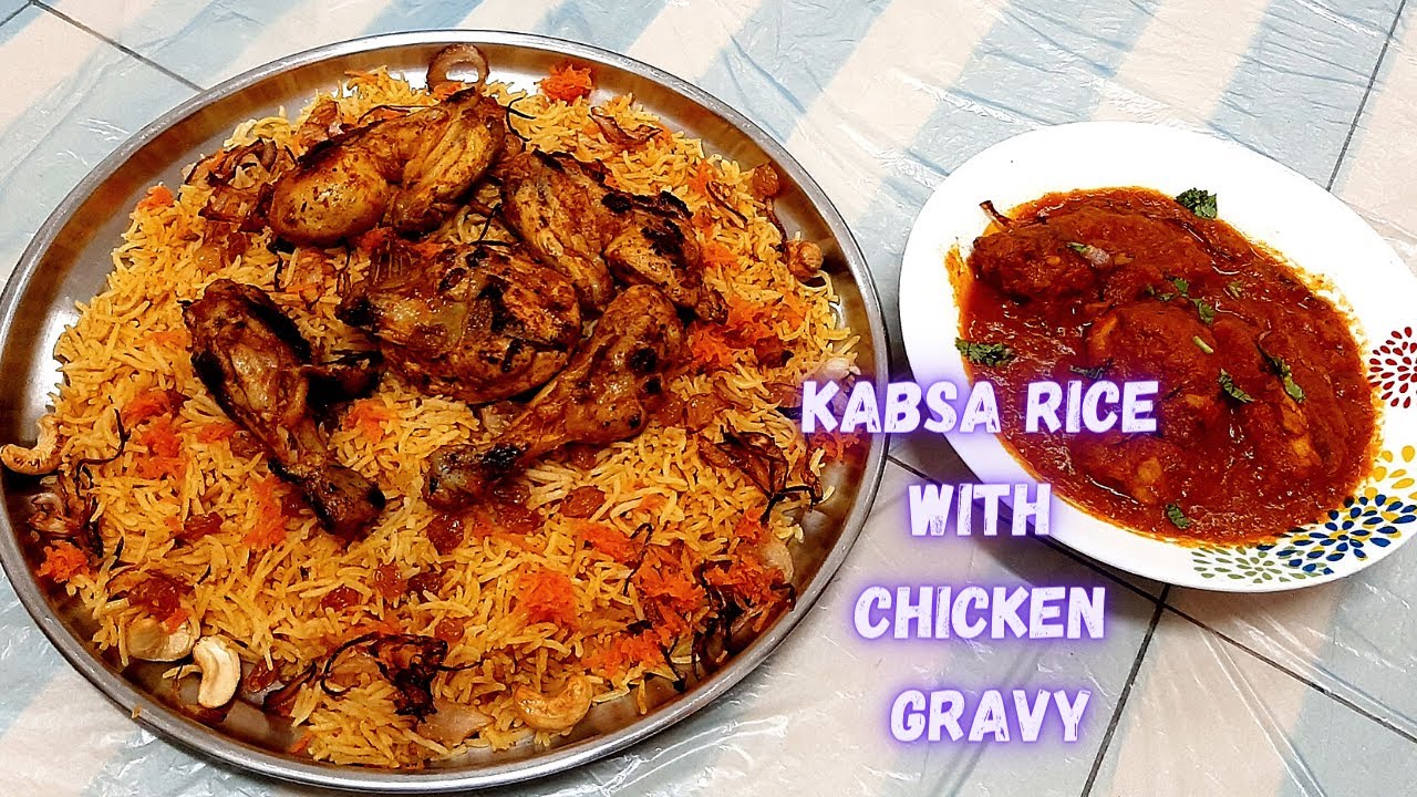 Kabsa Rice || Chicken recipe || Arabic food II Quick chicken recipe ...