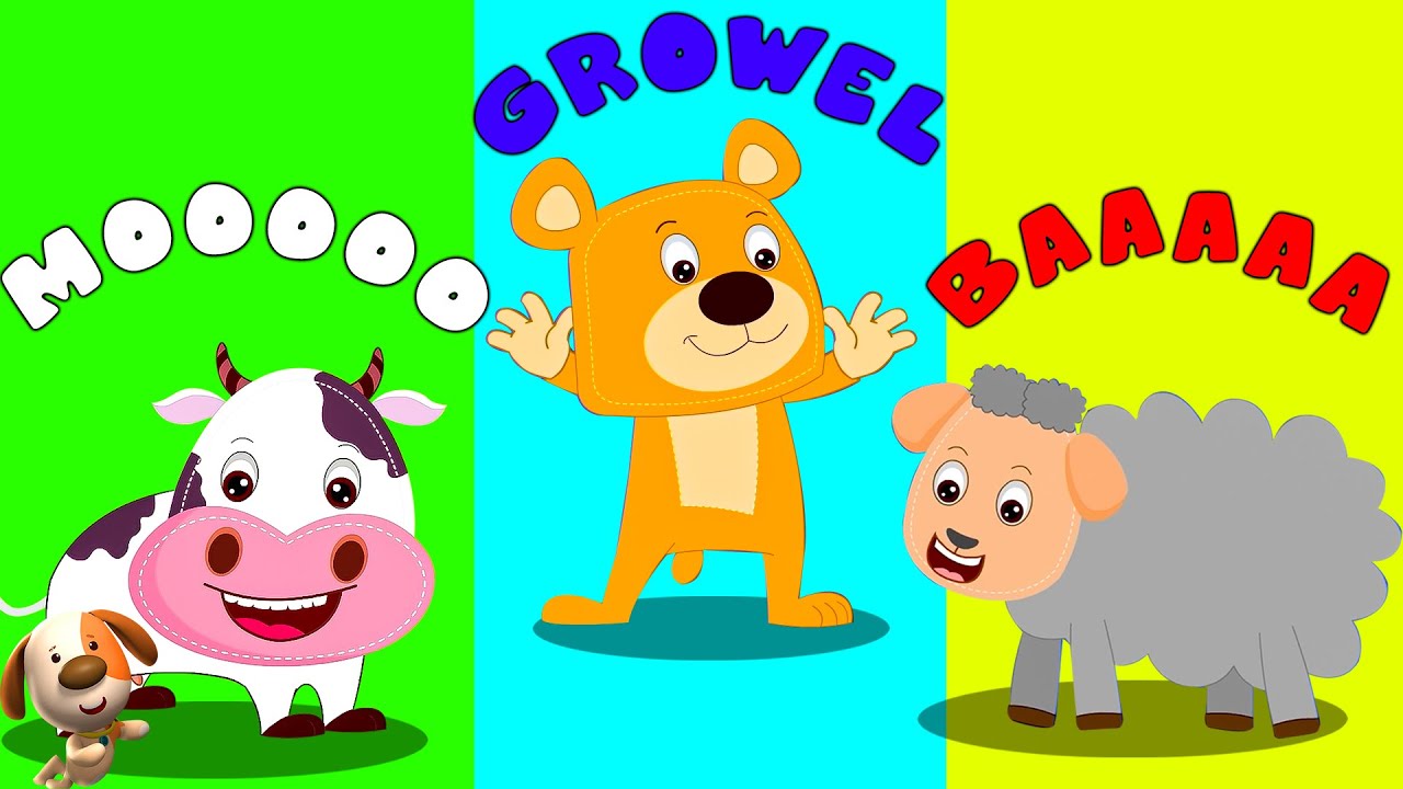 Moo,Oink Animal Sound Song + More Learning Videos for Kids - YouTube
