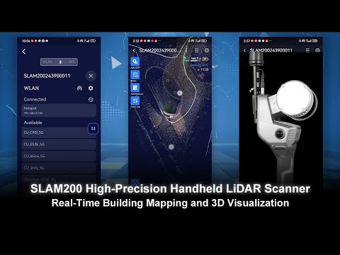 SLAM200: High-Precision Building Scanning with Real-Time Point Cloud Viewing & Remote ...