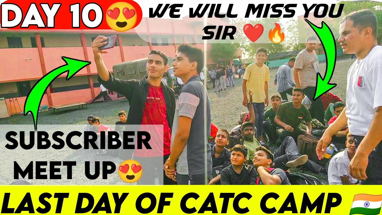 Day 10 Last day of NCC CATC Camp... | Subscriber meetup special Vlog ...