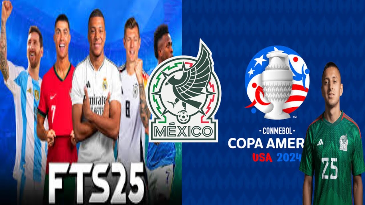 JUGANDO LA COPA AMÉRICA EN FTS 25 CON MÉXICO, MODO JUGADOR ESTRELLA ⚽🔥 ...