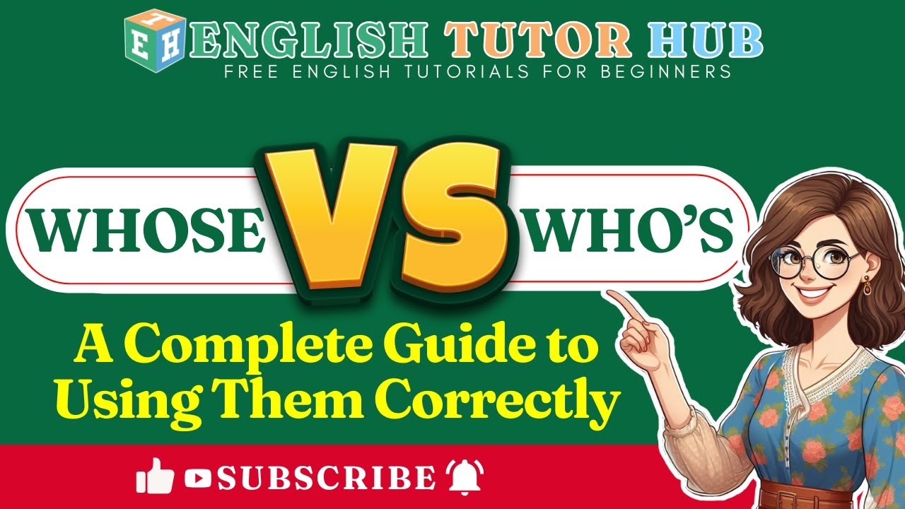 Whose vs Who's: A Complete Guide to Using Them Correctly - YouTube