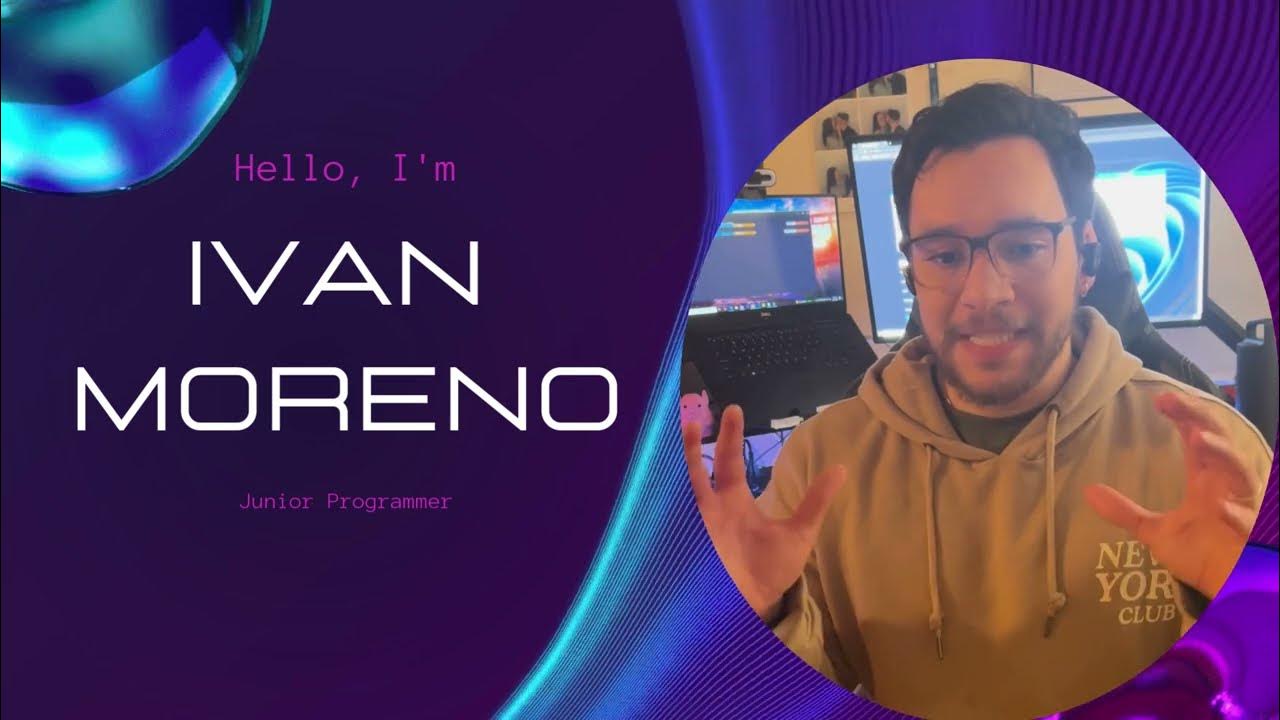 Ivan Moreno introduction | Programmer 🤖 - YouTube