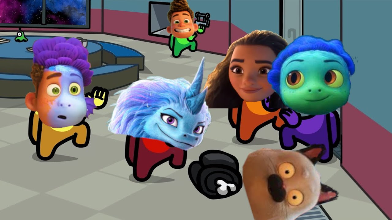 Pixar's Sea Monsters Luca 2021 Among Us distraction animation ...