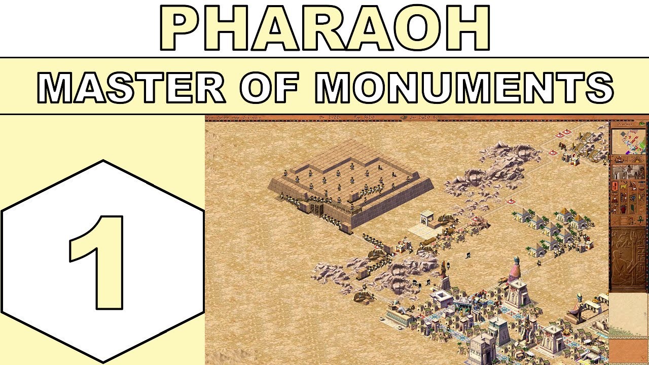 Let's Play Pharaoh (1999) - Master of Monuments - Episode 01 - YouTube