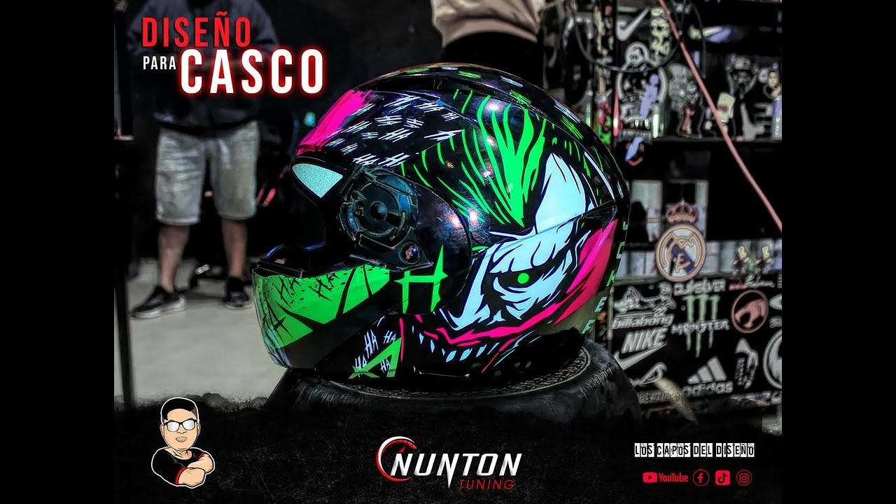 Personalizando Casco #Guason #Jocker - YouTube