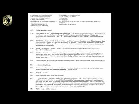 LEMARICUS DAVIDSON TRIAL - 👮‍♂️ Police Interrogation (Transcript ...