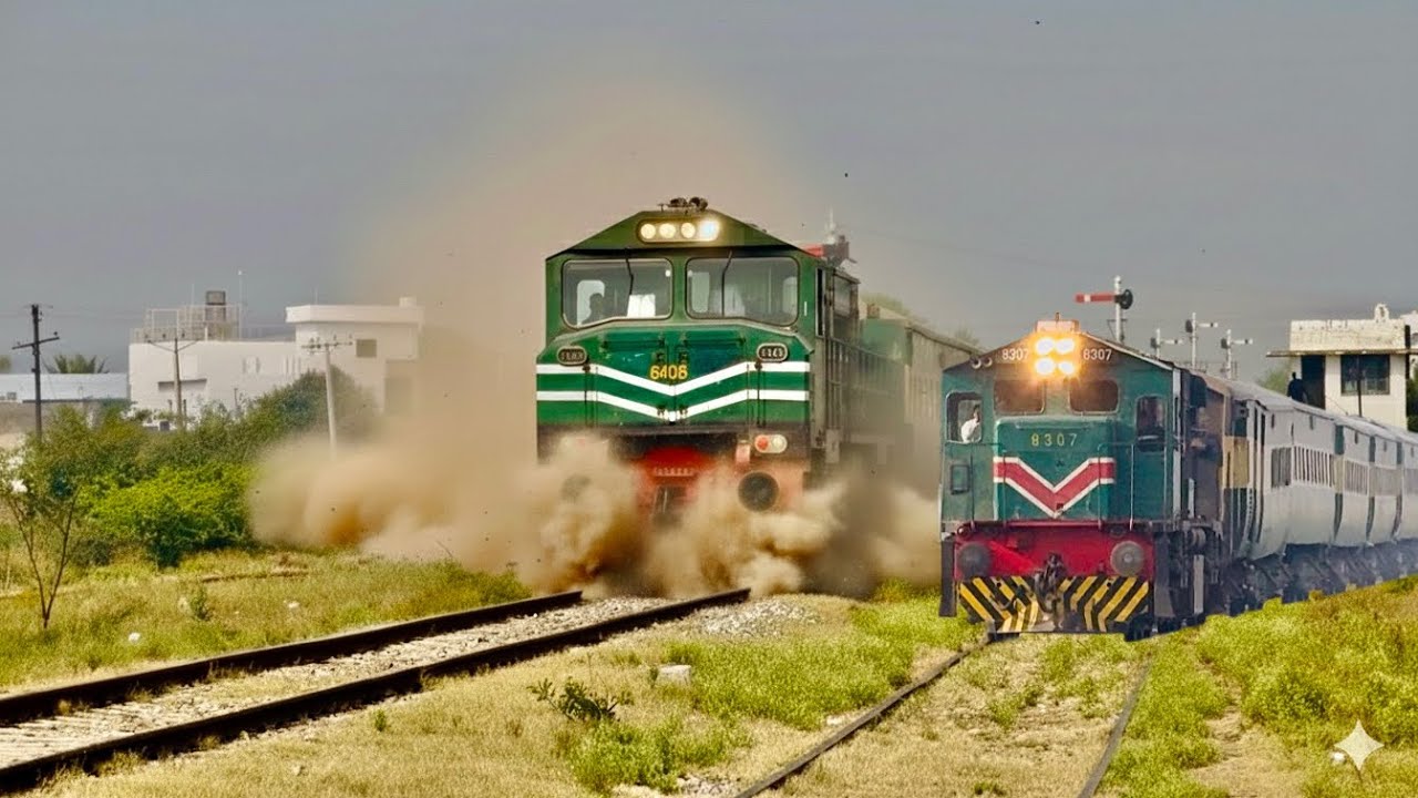Pakistan’s Fastest Trains Caught on Camera | Non-Stop High-Speed Train ...