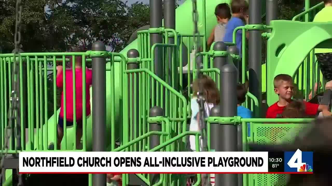 Northfield Church opens all-inclusive playground - YouTube
