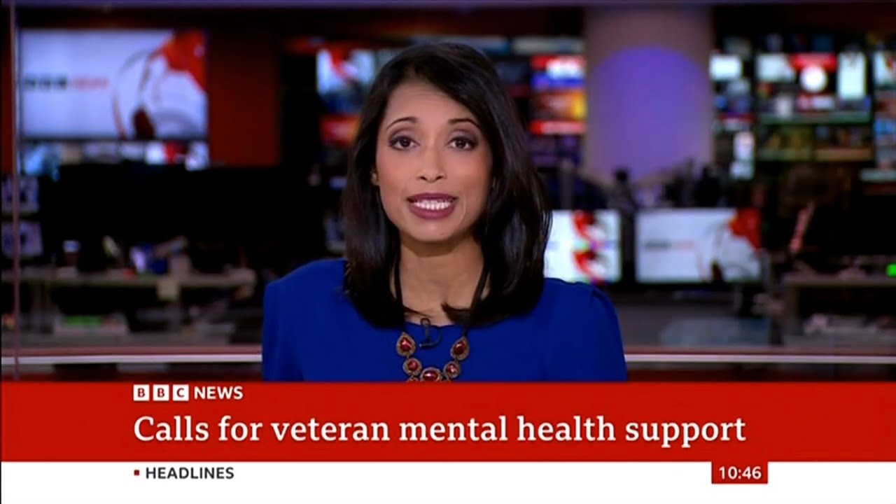 BBC news : Changes for more veteran mental health support. - YouTube