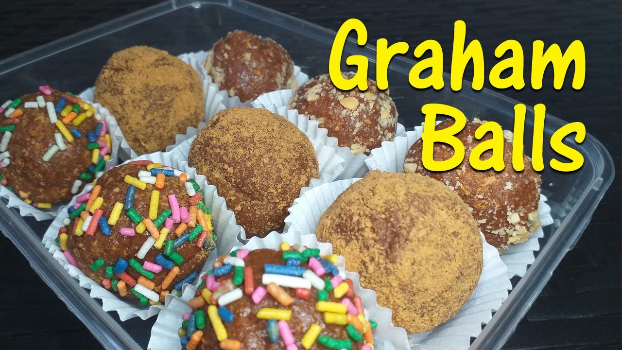 Graham Balls | How To Make Graham Balls | Graham And Condensed Milk ...