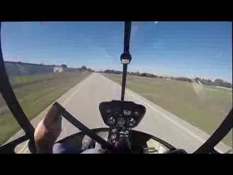 Robinson R22 Straight and 180 Autorotation - YouTube