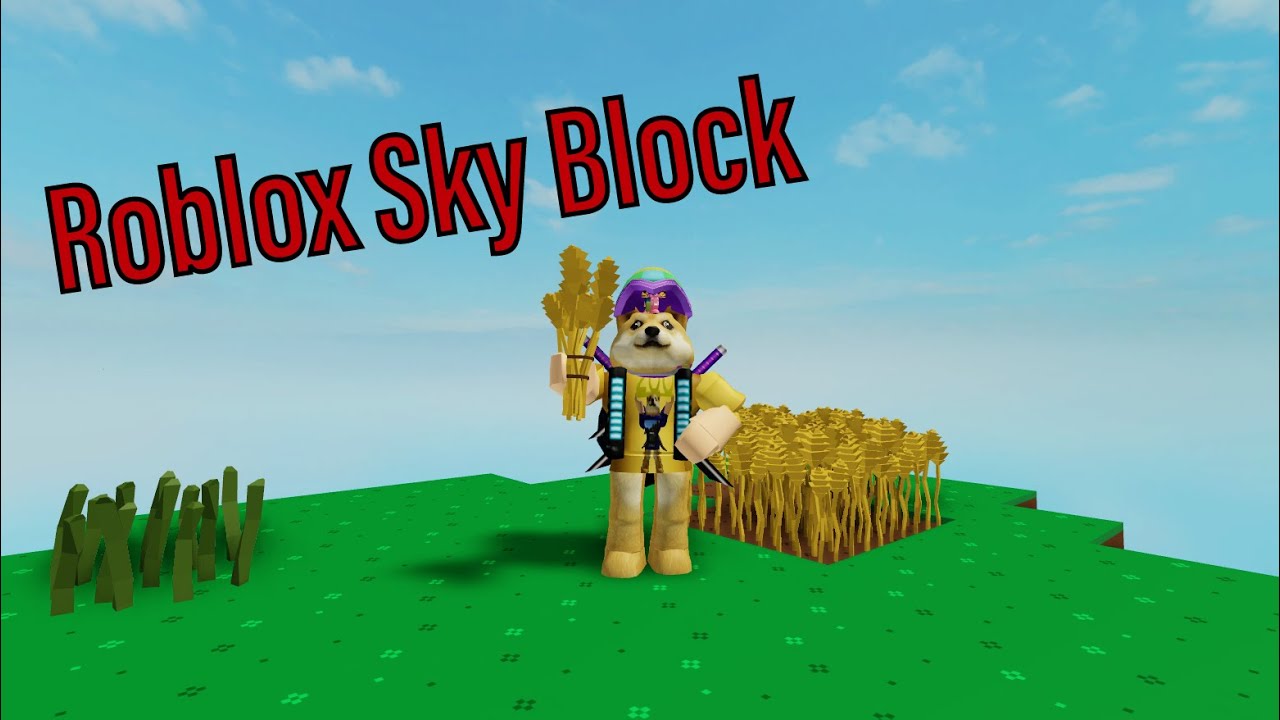 Building a house in roblox skyblox Roblox episode 217 - YouTube