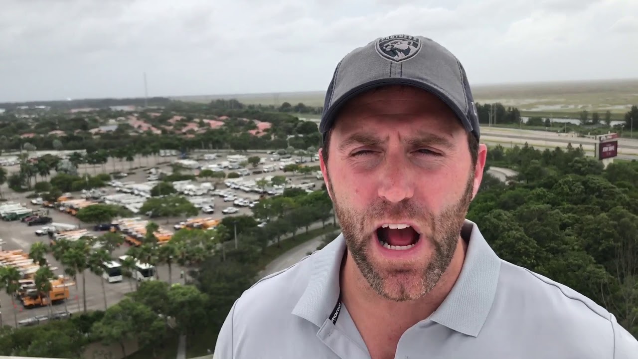 Matthew Caldwell of the Florida Panthers before Hurricane Irma - YouTube