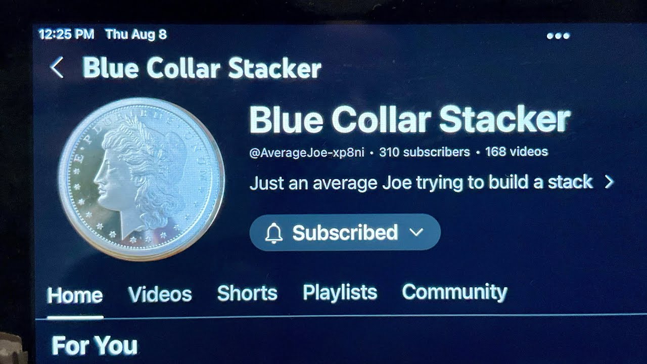 Shout out to @BLUE_COLLAR_STACKER #SilverDollar - YouTube