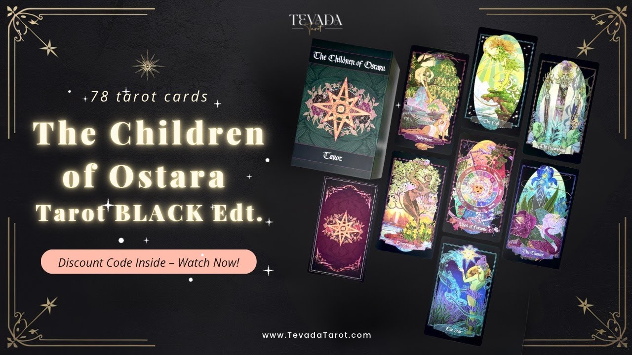Children of Ostara Tarot BLACK Edition Flip Through: Nature's Magic ...