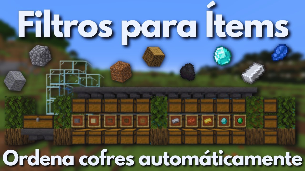 Minecraft Filtros para ítems **Ordena cofres automáticamente** |Java ...