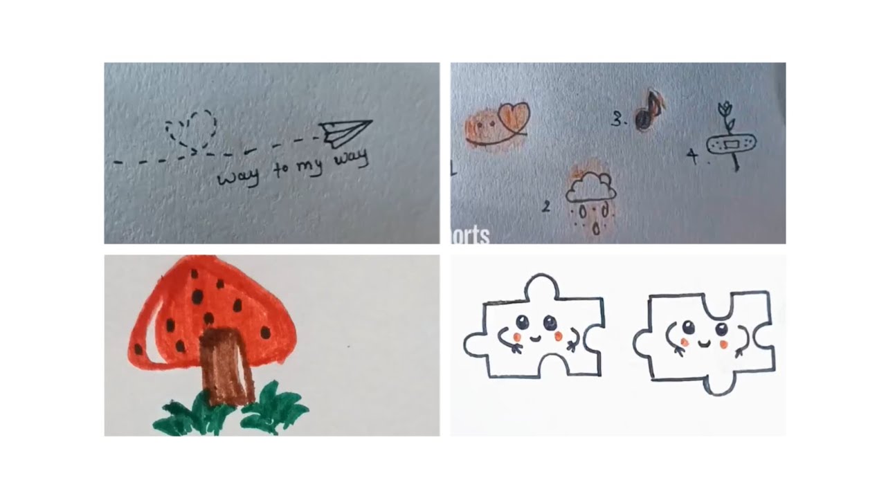 Very easy drawing😍🤩|| As a sticker you can use it || - YouTube