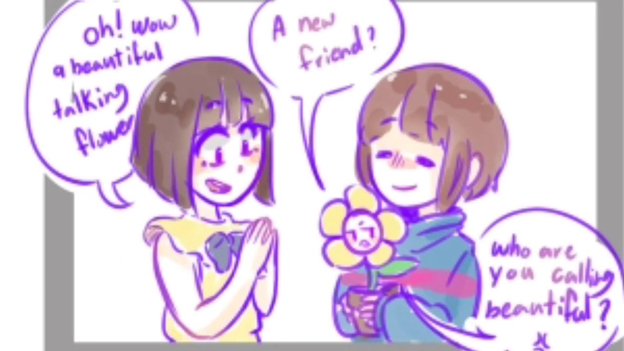 Fran bow meets frisk from undertale Fran bow x undertale comic dub ...