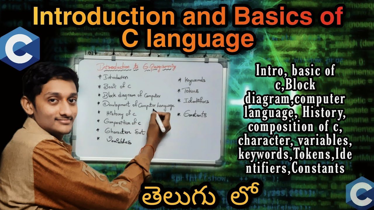 C Language For Beginners In Telugu Clanguageforbeginners Youtube