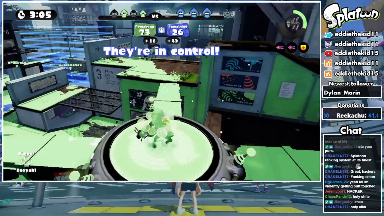 A Splatoon Match With a Hacker - YouTube