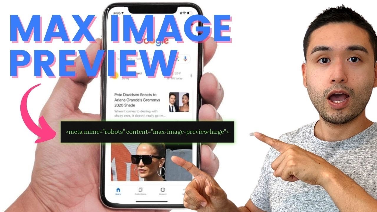 How To Add The Max Image Preview Meta Tag - YouTube