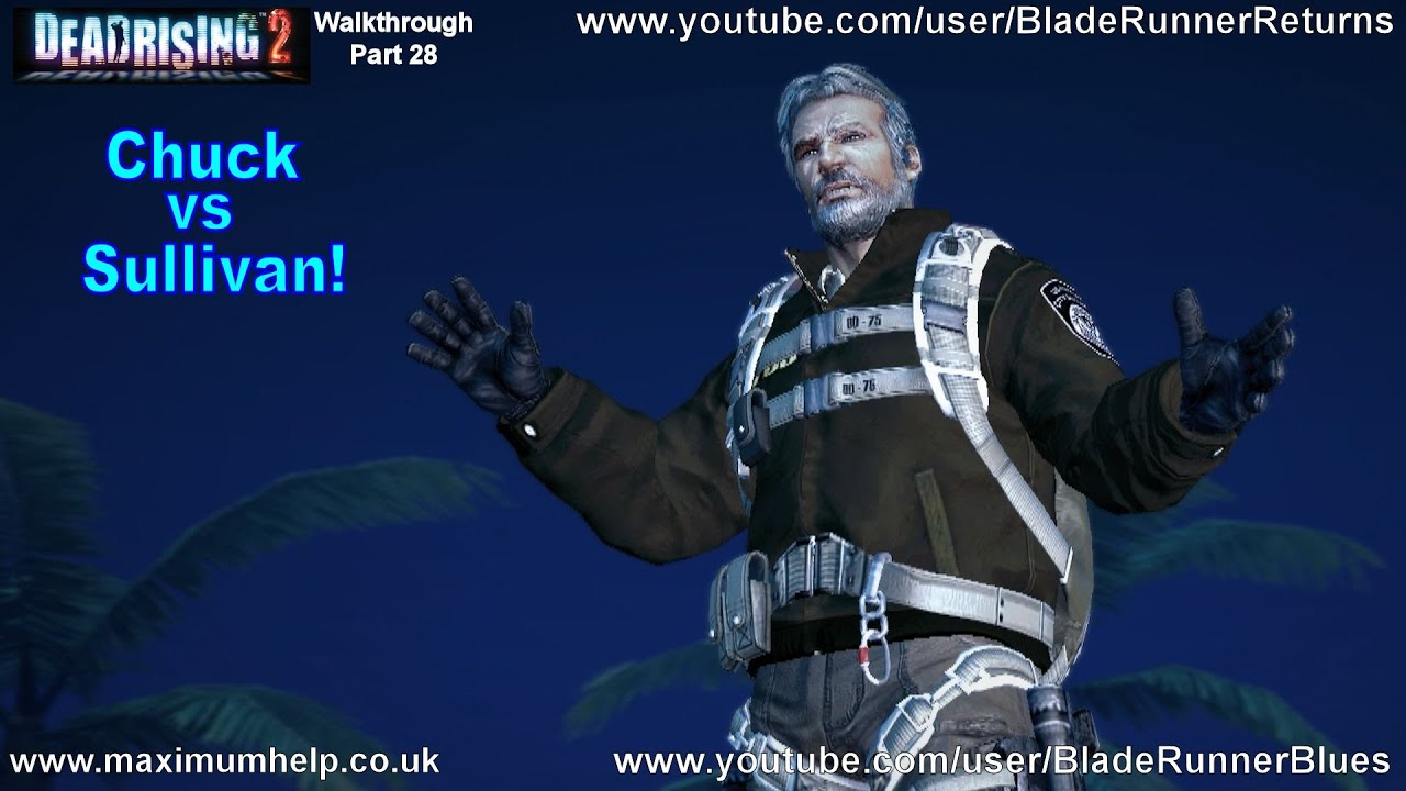 28 Chuck vs Sullivan Boss Fight! Dead Rising 2 Walkthrough PC Max ...