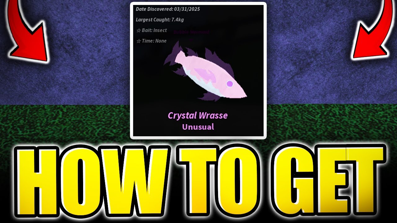 How To GET CRYSTAL WRASSE In Fisch! Roblox - YouTube