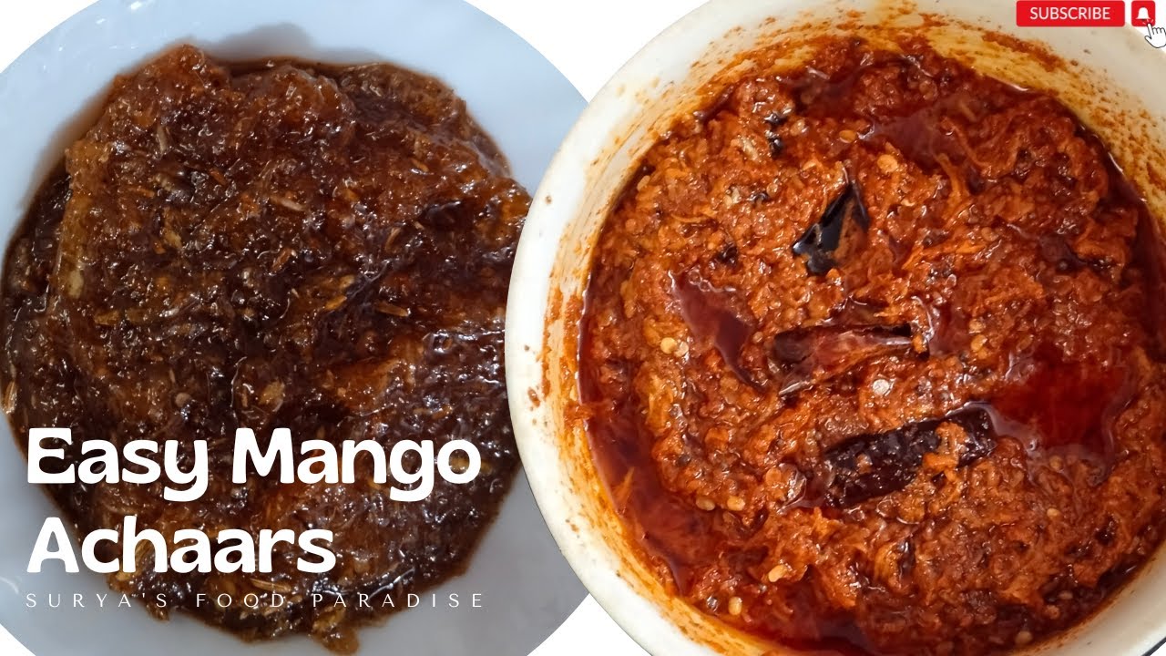 మామిడి తురుము పచ్చడి | Grated Mango Achaar/Pachadi | Khata Meetha Aam ...