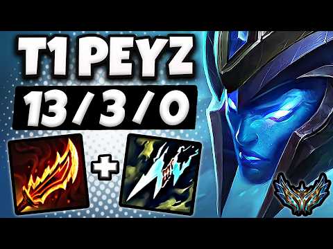 T1 Peyz Kalista vs Ezreal [ ADC ] Korea Challenger 2520 LP | Patch 26.17
