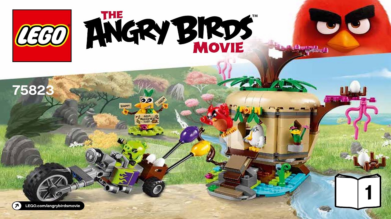 LEGO instructions - Angry Birds - 75823 - Bird Island Egg Heist (Book 1 ...