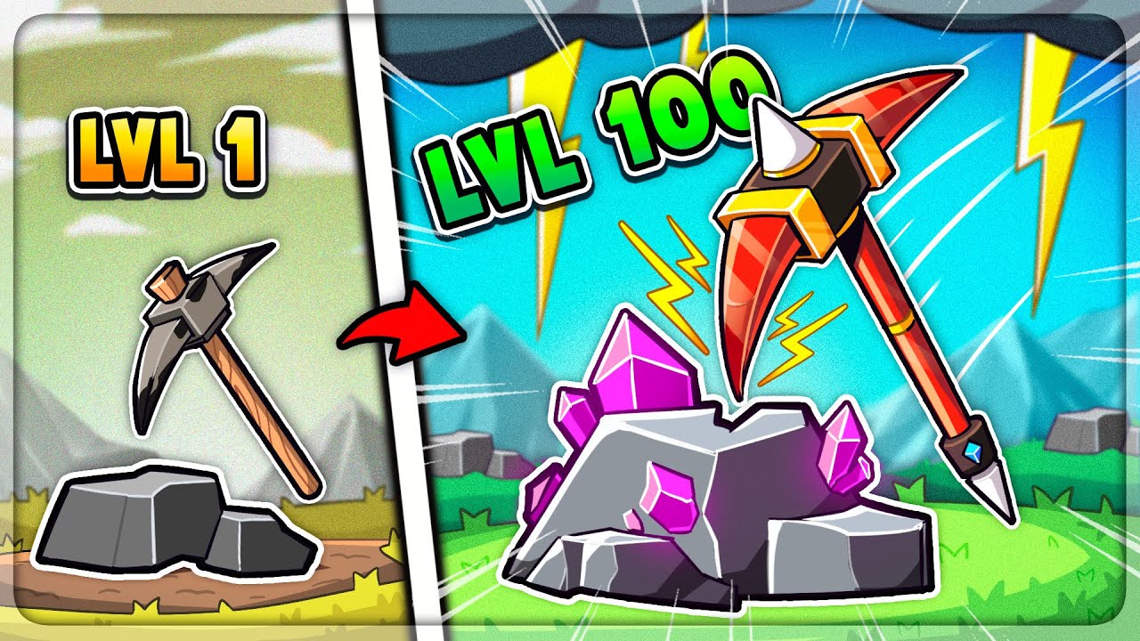 I couldn't stop UPGRADING this pickaxe - YouTube