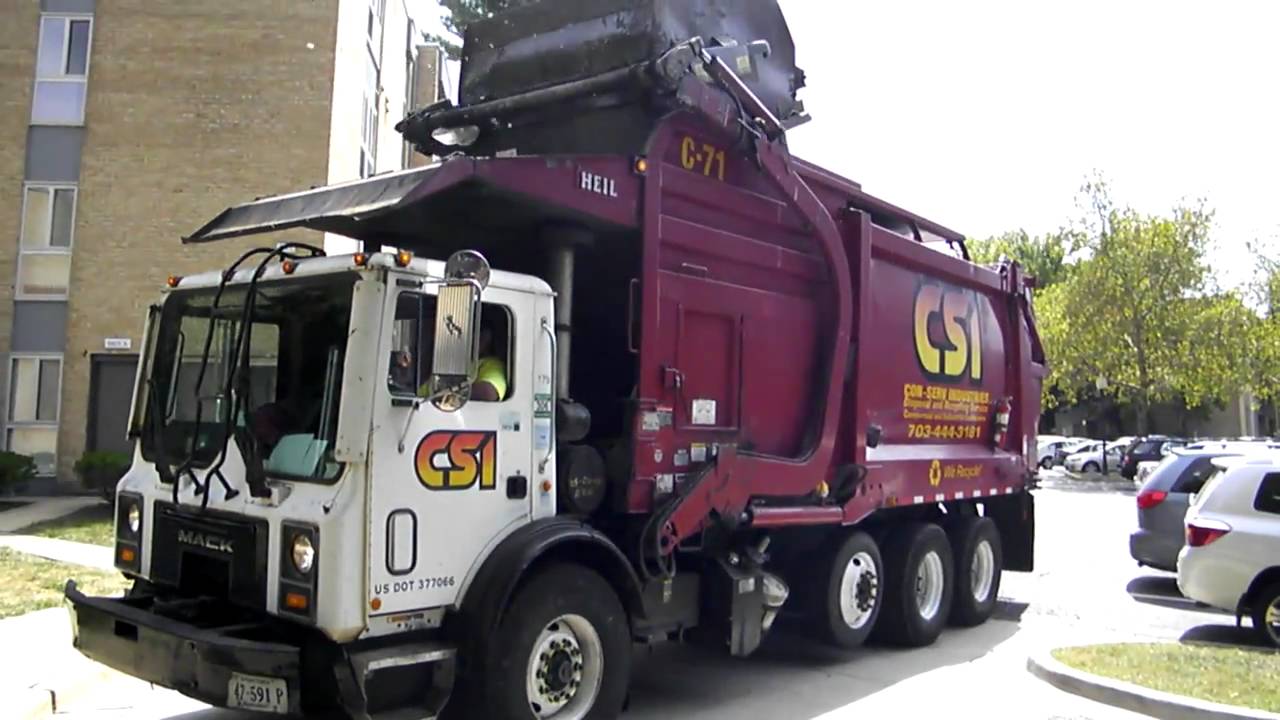CSI Disposal truck C-71 - YouTube