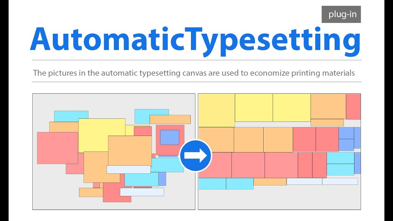 Photoshop automatic typesetting image plug-in - YouTube