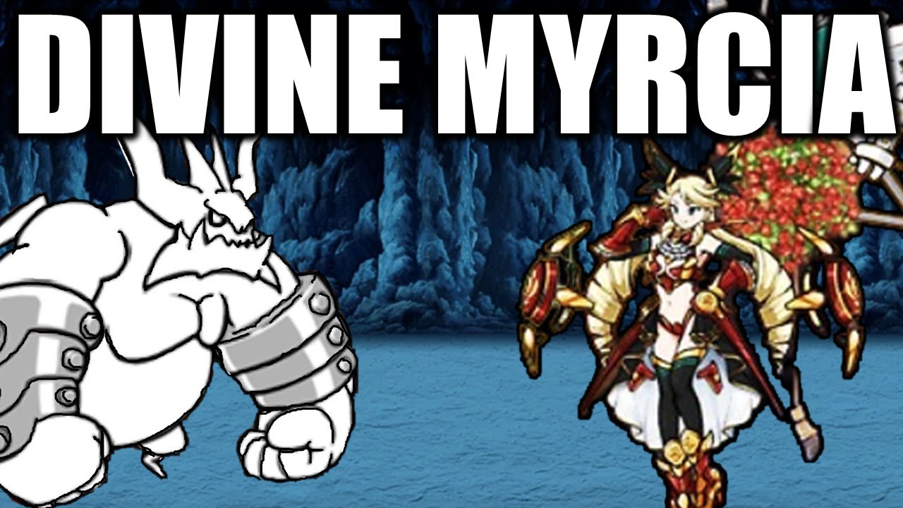 Can I Beat EOC Moon with Only Divine Myrcia - Battle Cats - YouTube