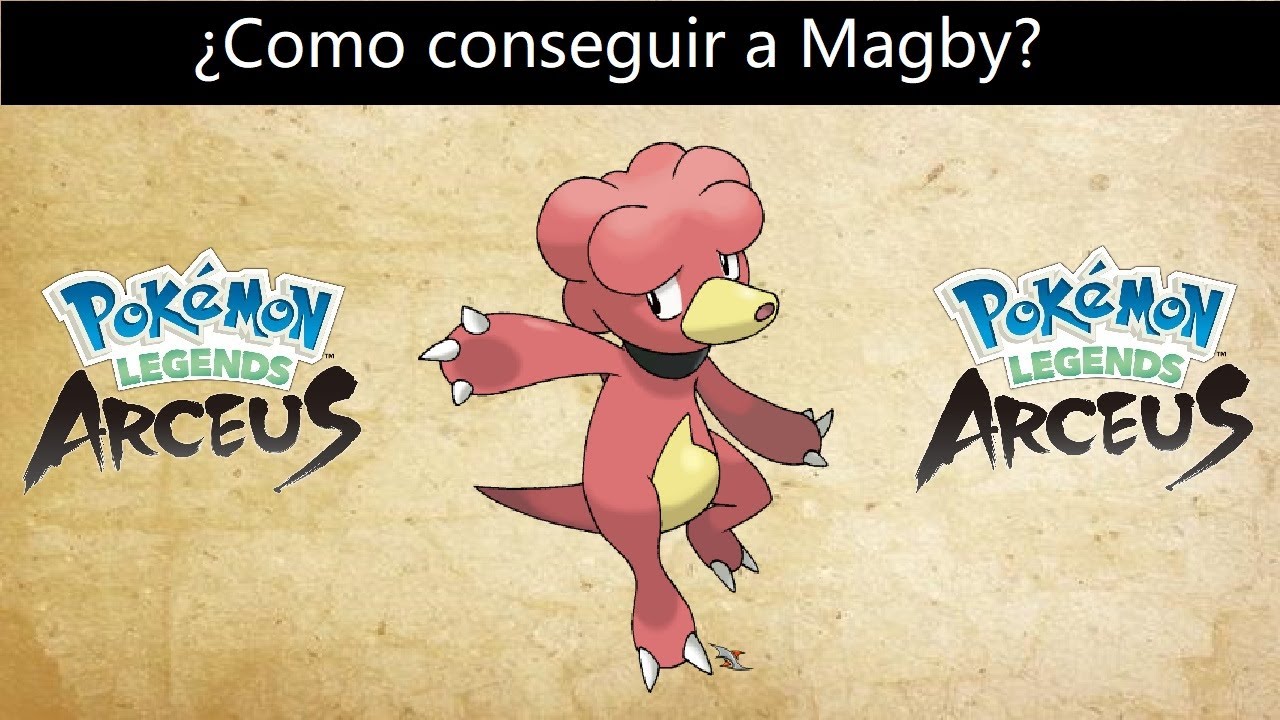 Como conseguir a Magby en Pokemon Leyendas Arceus! - YouTube