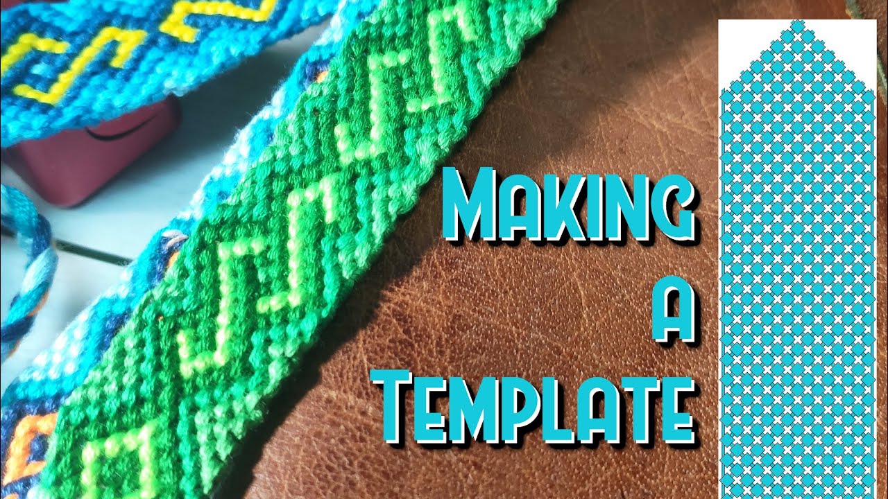 How to Make a Template for Friendship Bracelets - YouTube