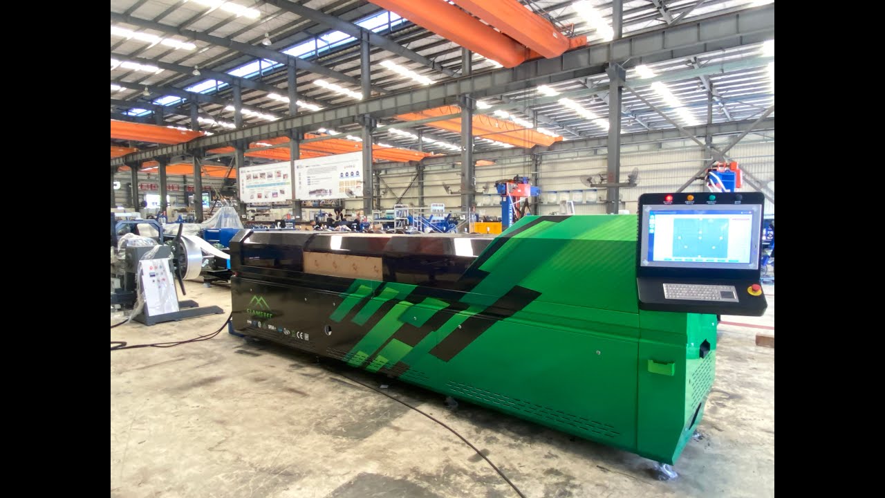 SFS -C89 1.2mm single profile light steel frame machine - YouTube