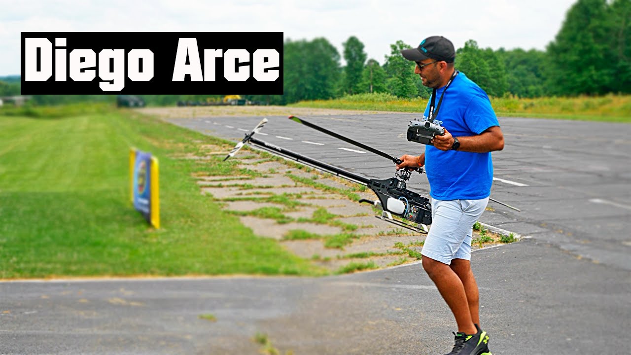 Diego Arce ~ Specter NME Nitro ~ OHIO Heli 3D competition - YouTube