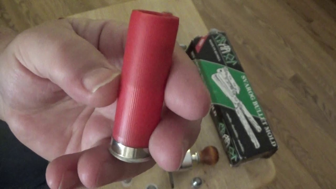 12 Ga. slug bullet molds from Russia. - YouTube