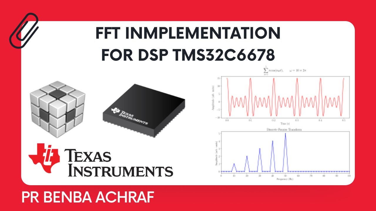 FFT implementation using Code Coposer Studio for DSP TMS32C6678 in C langage - YouTube