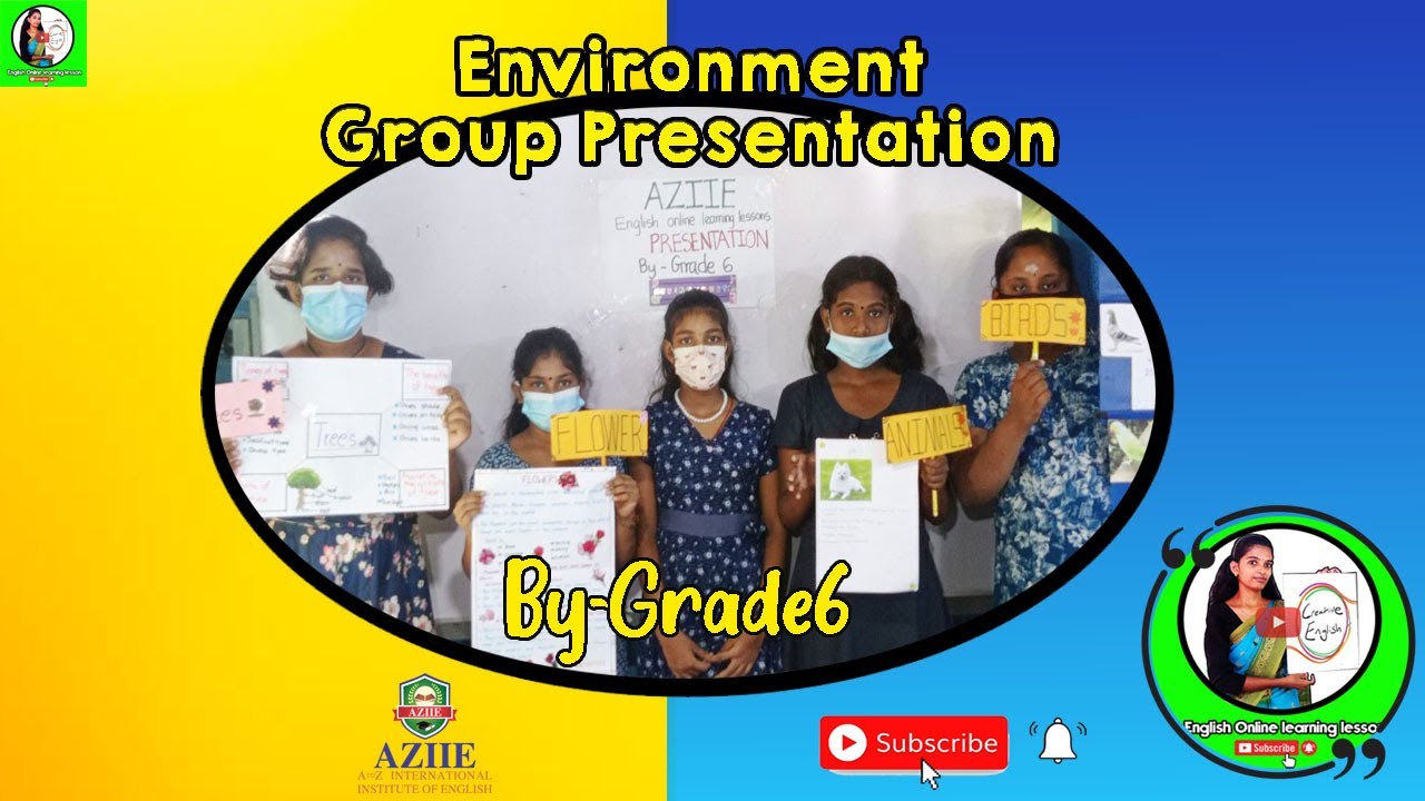 Environment presentation by Grade 6 group 3 - YouTube